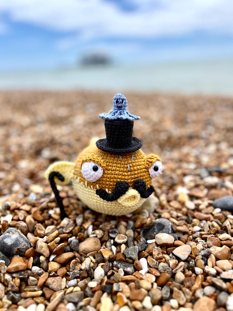 Crochet Pattern Ernie the Puffer Fish (fugu Fish) and His Girlfriend ...