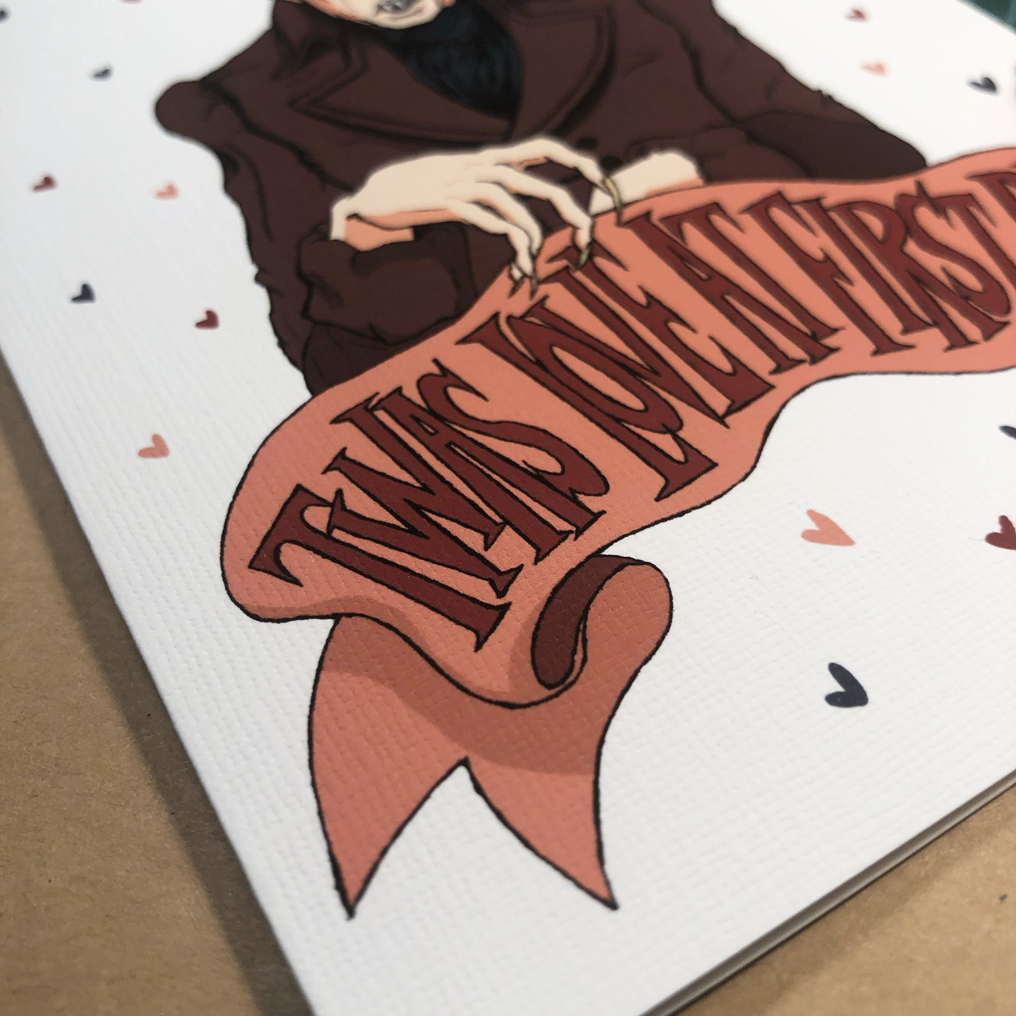 Nosferatu - Valentine’s Day Card (blank Inside) - Etsy