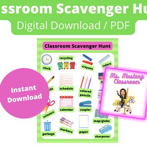 Bundle Back to School Activities, Bingo, Word Search, Classroom ...