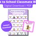 Bundle Back to School Activities, Bingo, Word Search, Classroom ...