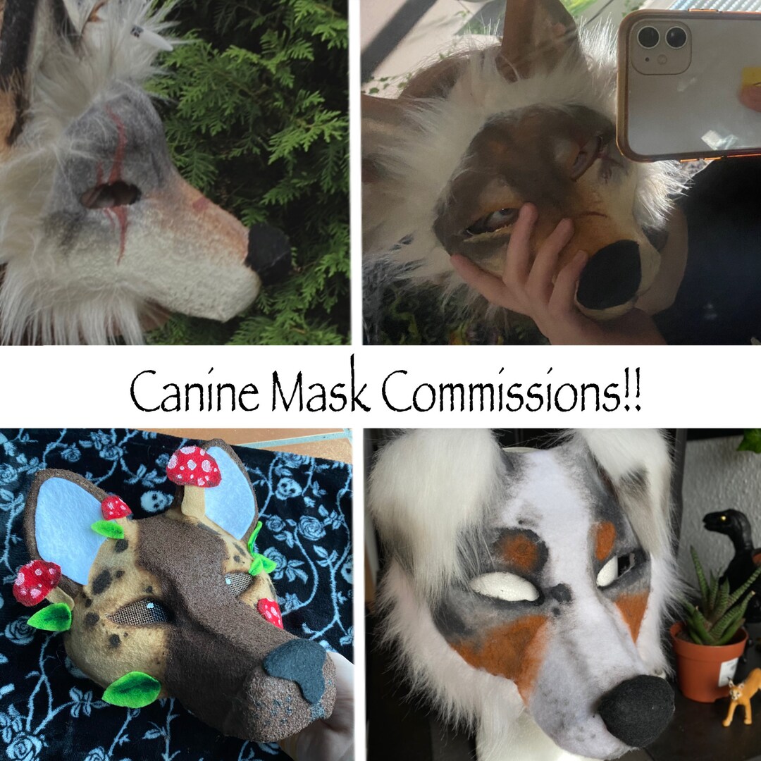 Custom Canine Mask Commissions PLEASE Read Full Desc - Etsy