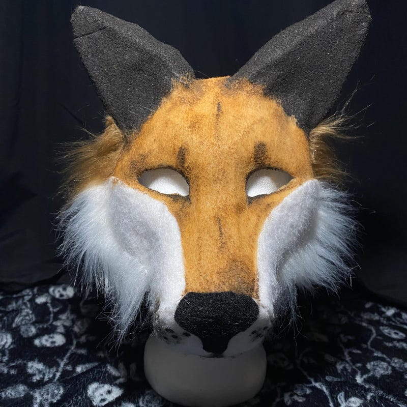 Red Fox Mask - Etsy