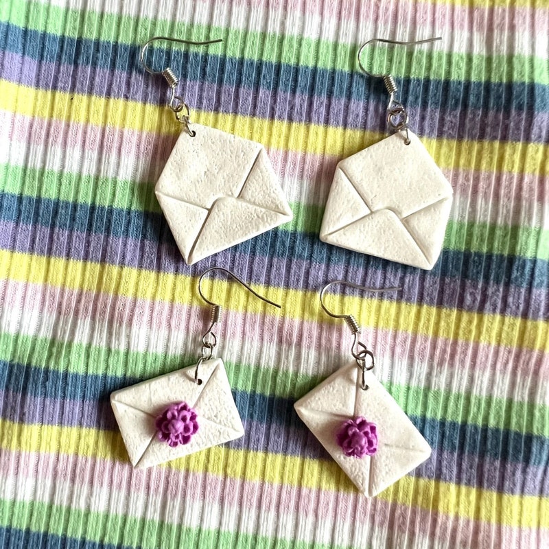 Envelope Earrings - Etsy