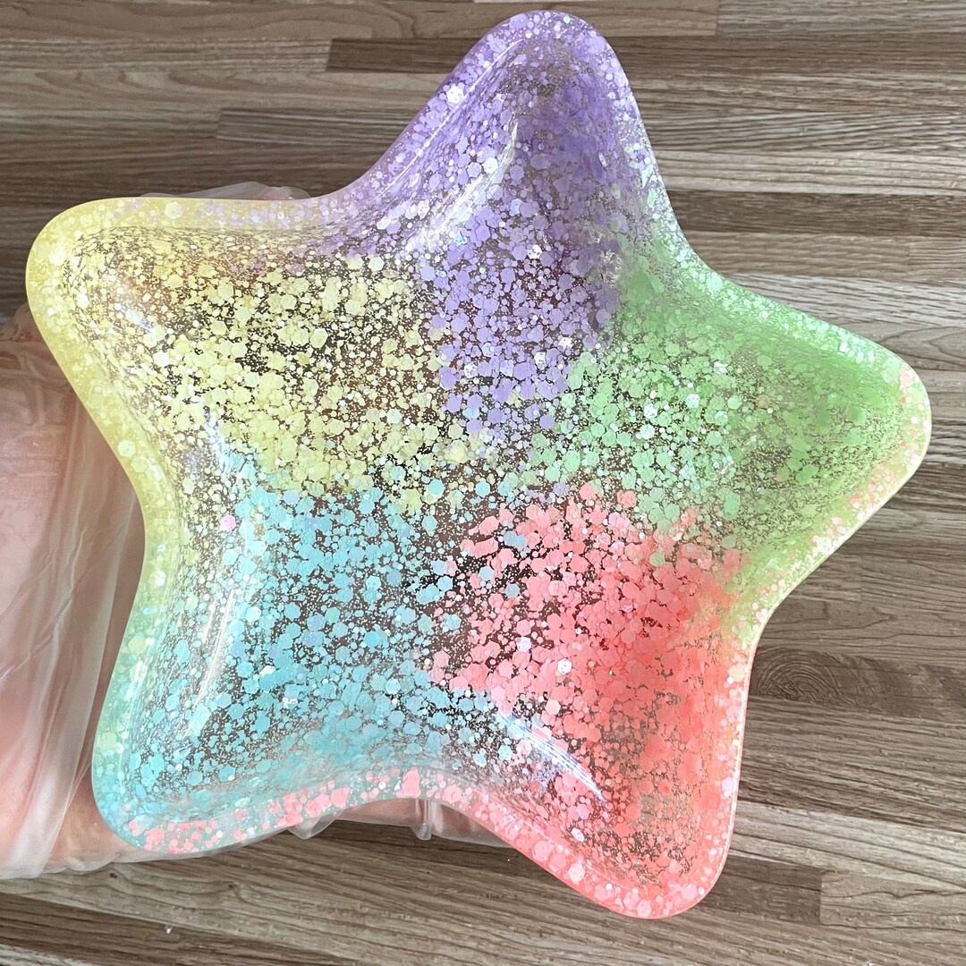 Resin Macaron Color Star Trinket Dish - Etsy