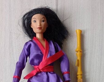 Vintage Mulan Disney Barbie Original 90s - Etsy