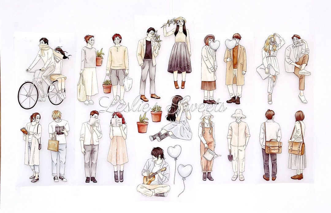 Windry Ramadhina X Listeninda - Together - 10 Pairs Stickers - 19 ...