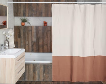 Rust Bath Curtain - Etsy