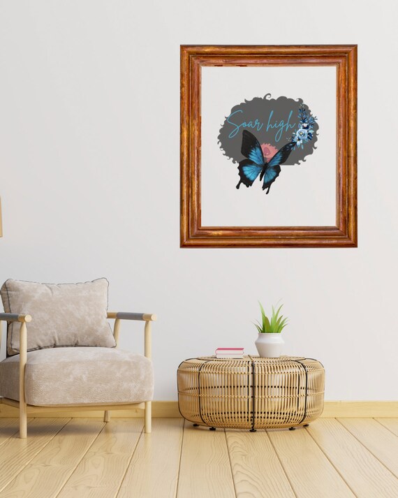 Soar High Motivational Printable Wall Art Wall Decor - Etsy