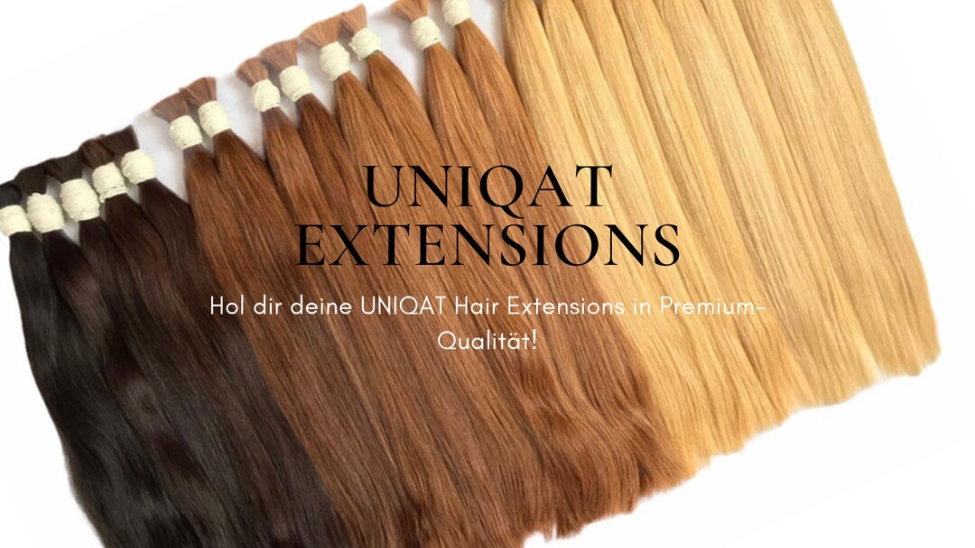 Human Hair Extensions, 50cm Premium Hair Extension, 100% Human Hair ...