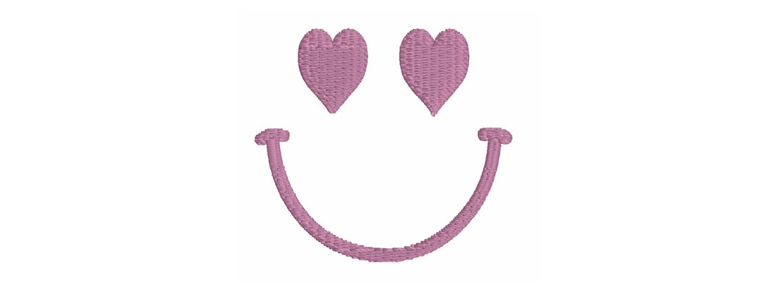 Smiley Face Embroidery File Bundle - Editable Sizing, 20 Instant Downloads - Etsy