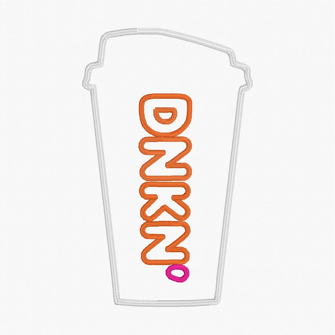 DUNKIN DONUTS to Go Coffee Cup 8 Instant Download Embroidery Files - Etsy