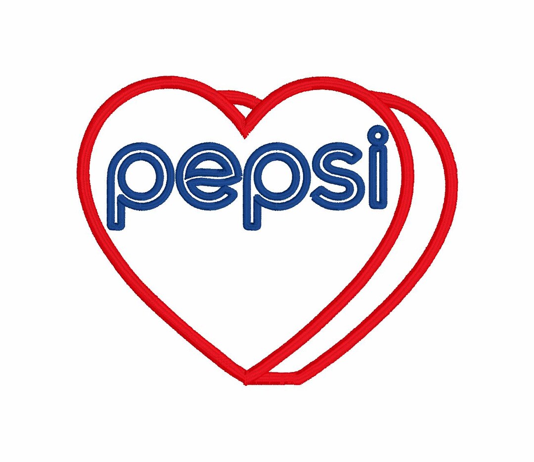 Pepsi Candy Heart Conversation Heart Valentines Day File Embroidery ...
