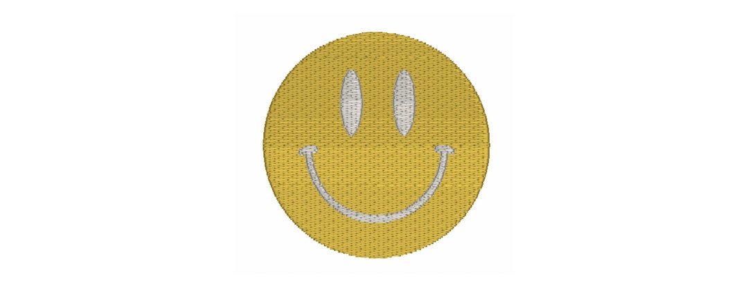 Smiley Face Embroidery File 10 Instant Downloads - Etsy