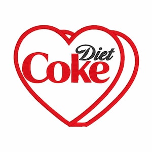 Diet Coke Candy Heart Conversation Heart Valentines Day File Embroidery ...