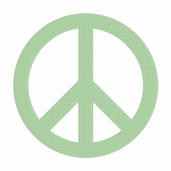 Peace Sign Applique - Etsy