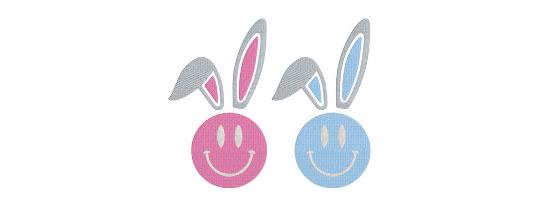 BUNDLE Bunny Ears Smiley Face 2 Sizes + Smiley Face + Bunny Ears ...
