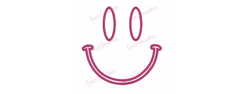 Smiley Face Embroidery File Bundle - Editable Sizing, 20 Instant Downloads - Etsy