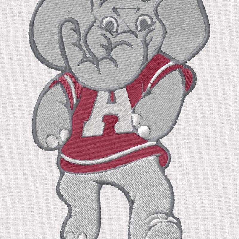 Alabama Elephant With Roll Tide - Etsy