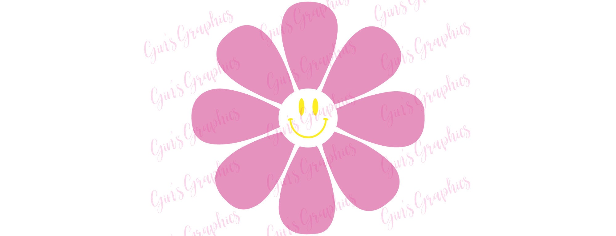 Daisy Smiley Face SVG - Etsy