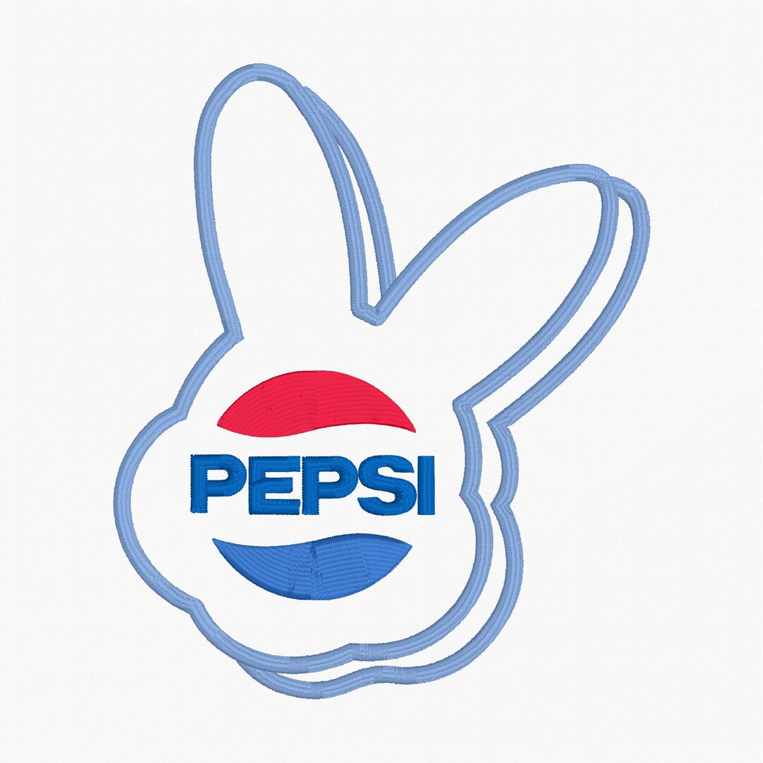 Pepsi Easter Bunny File Embroidery Design 9 Formats Instant Downloads ...