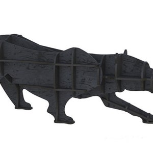 Panther Shelf DIY Model, Digital Pattern, SVG, DXF, Pdf, Ai, Cdr ...