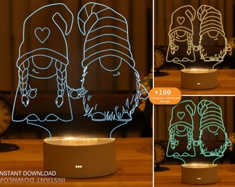 Laser Cut Acrylic Lamp Base 3mm Vector File - Etsy