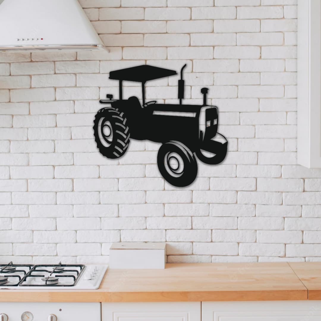 Vintage Tractor Retro Cliparts SVG, DXF, Ai, Cdr, Dxf for Cnc Plasma ...