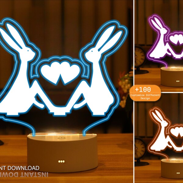 Laser Cut File 3d Animal Desktop Svg - Etsy