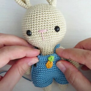 Crochet Pattern, Rabbit Bunny With Amigurumi, PDF Crochet Pattern ...
