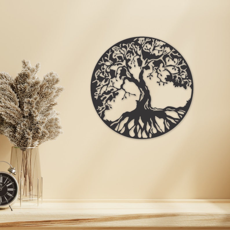 Tree of Life Wall Decor SVG DXF Ai Tree of Life Wall - Etsy