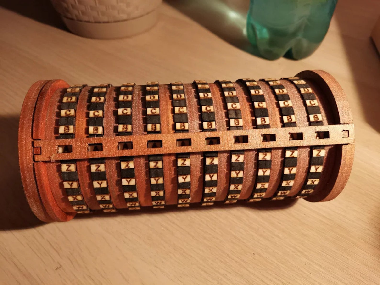 Cryptex Box, Secret Storage, Lock Box,laser Cut Dxf Glowforge Svg File Cutting Template Instant ...