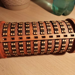 Cryptex Box, Secret Storage, Lock Box,laser Cut Dxf Glowforge Svg File ...