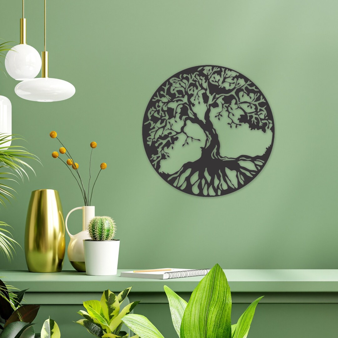 Tree of Life Wall Decor, SVG, DXF, Ai, Tree of Life, Wall Hangings ...