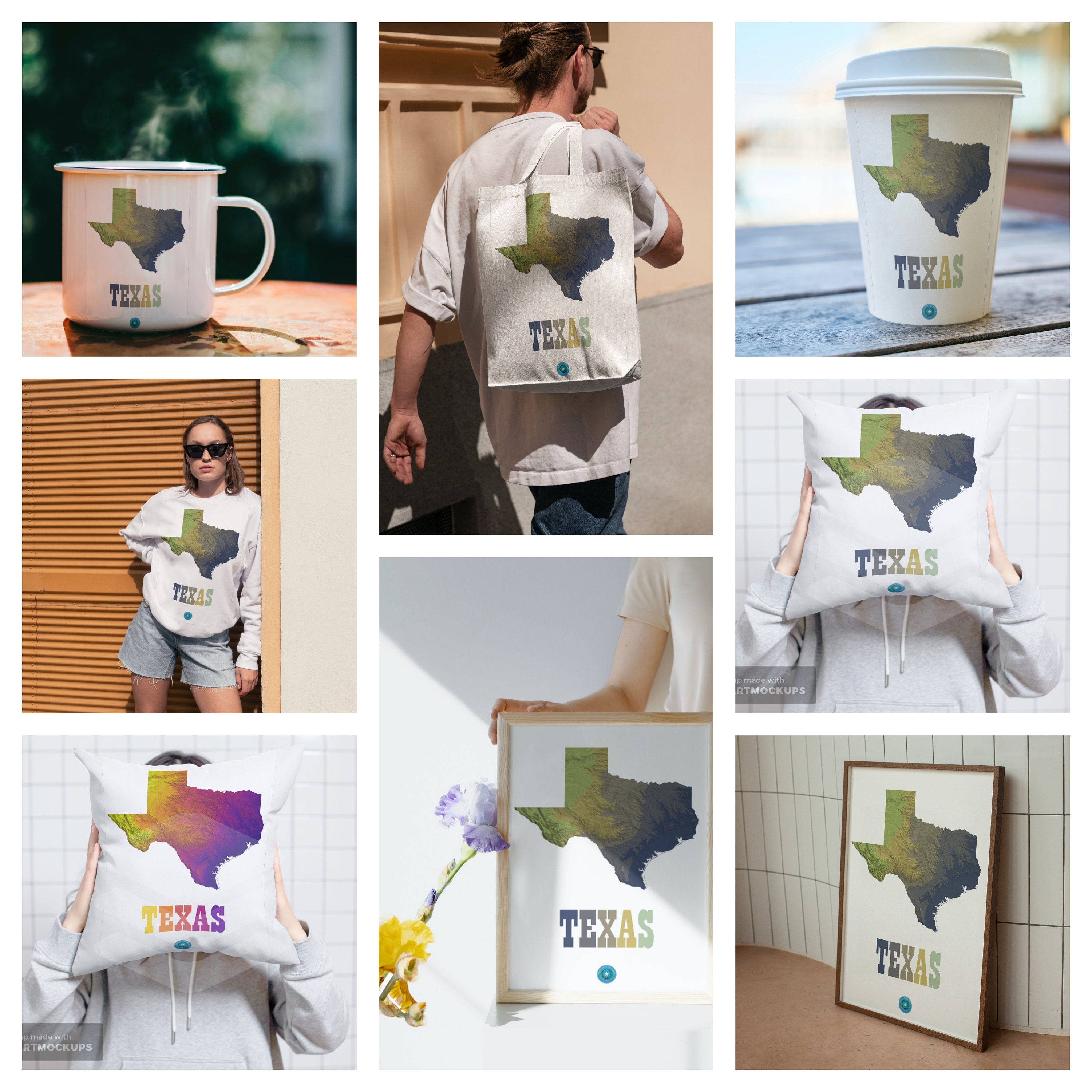 Set of Texas Map Texas Map SVG Texas DXF Png Eps - Etsy Singapore