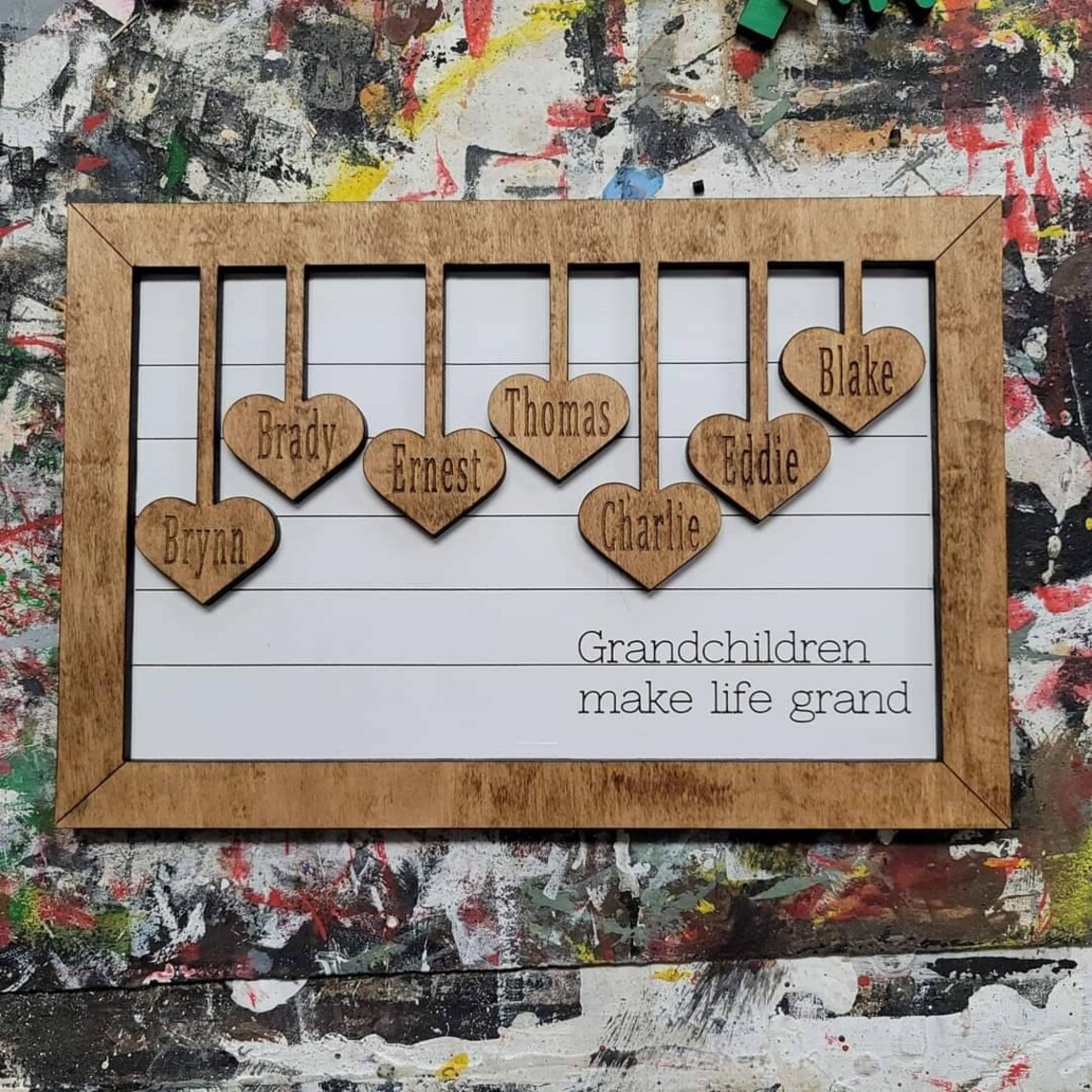 Grandchildren Make Life Grand Gift for Grandmother - Etsy