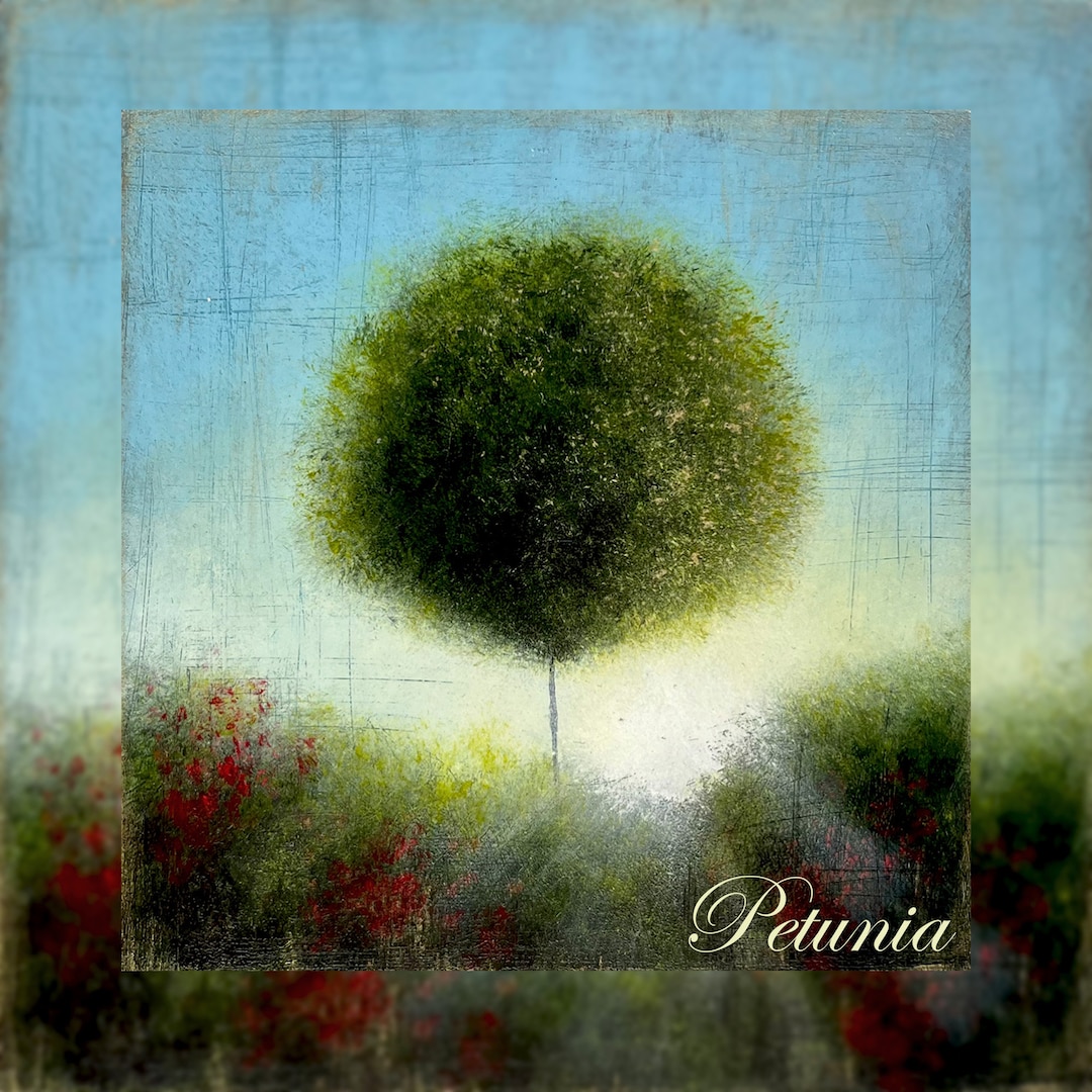 Mini Tree Painting, Cute Tree Art, Little Landscape Artwork, Mini Art ...