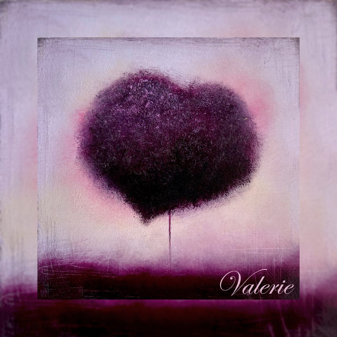 Mini Tree Painting, Cute Tree Art, Little Landscape Artwork, Mini Art ...