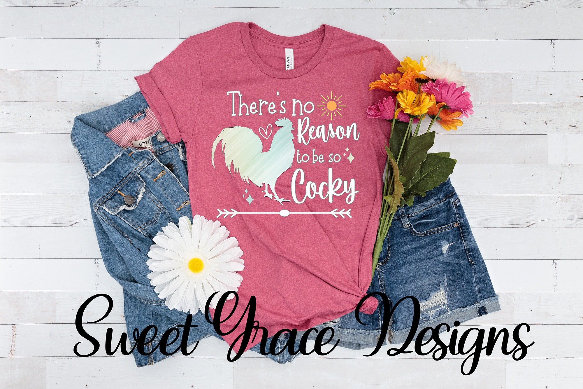 No Reason to Be Cocky PNG | Cocky Chicken PNG | Digital Download ...