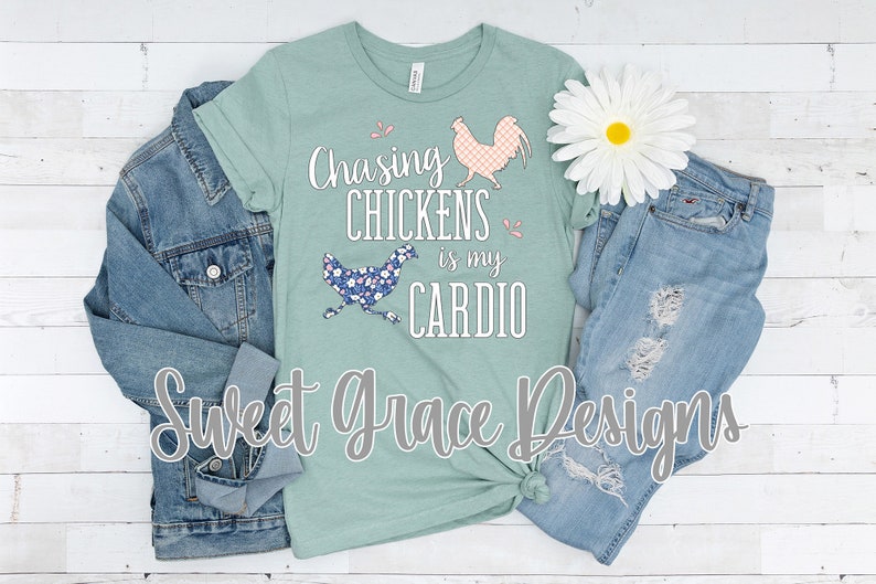 Chasing Chickens PNG | Farm Life | Farm Living | Chicken Mama | Digital ...