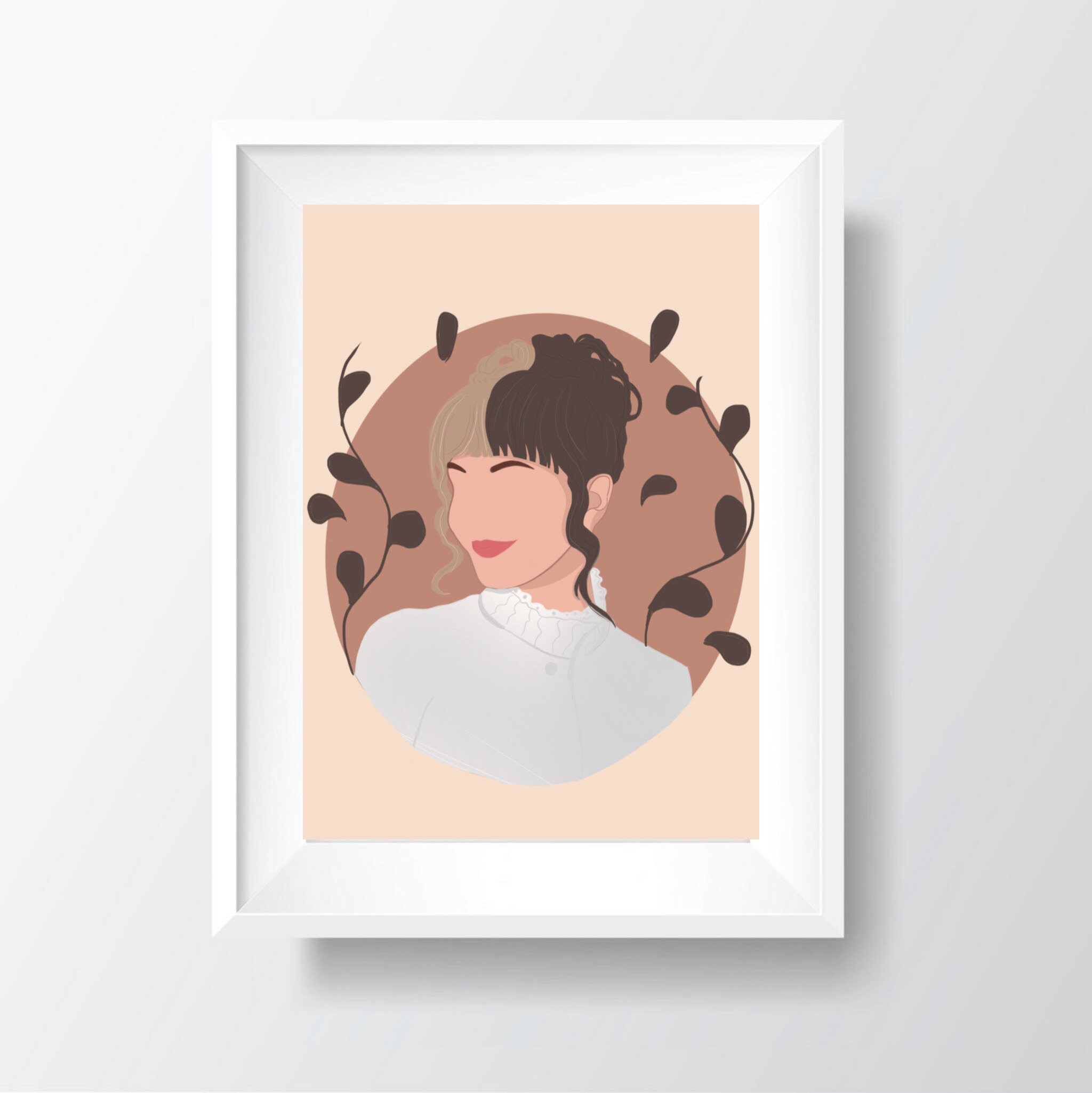 Faceless Portrait Digital Faceless Portrait Digital - Etsy