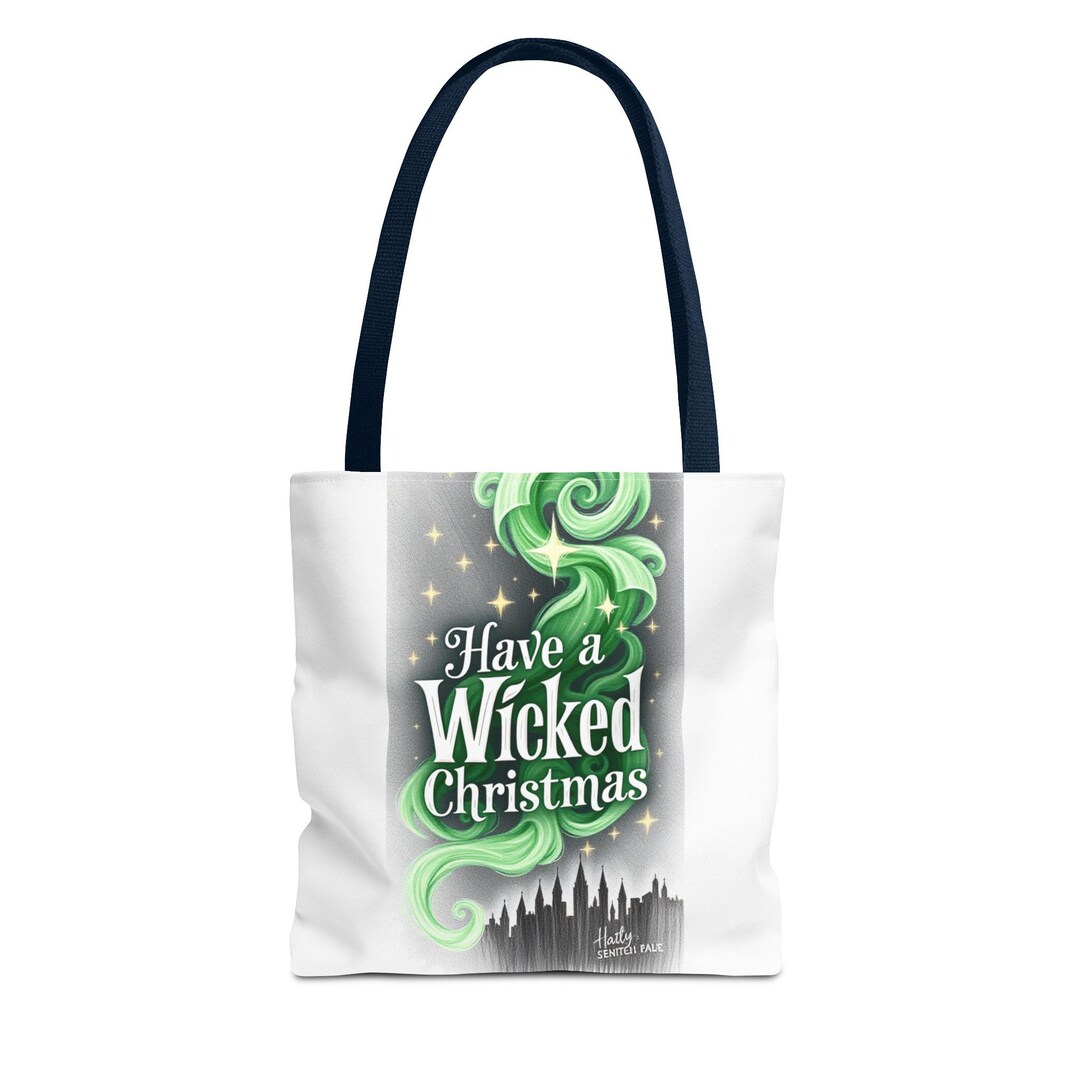 Wicked Christmas Tote Bag Funny Movie Gift Movie Wicked AOP - Etsy