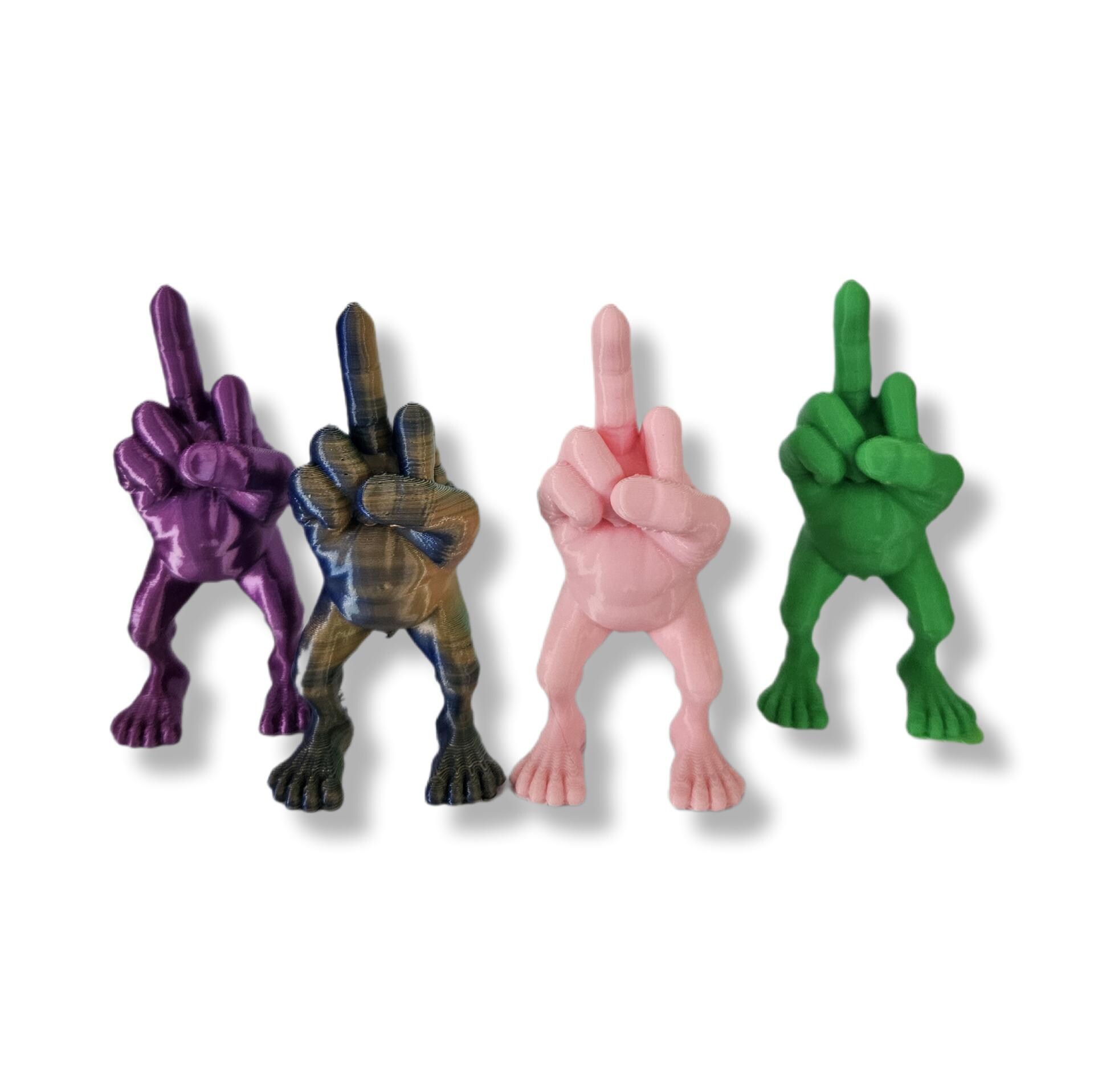 Middle Finger Man With LEGS- F-U Funny 3D Printed Guy Legs Body Flip ...