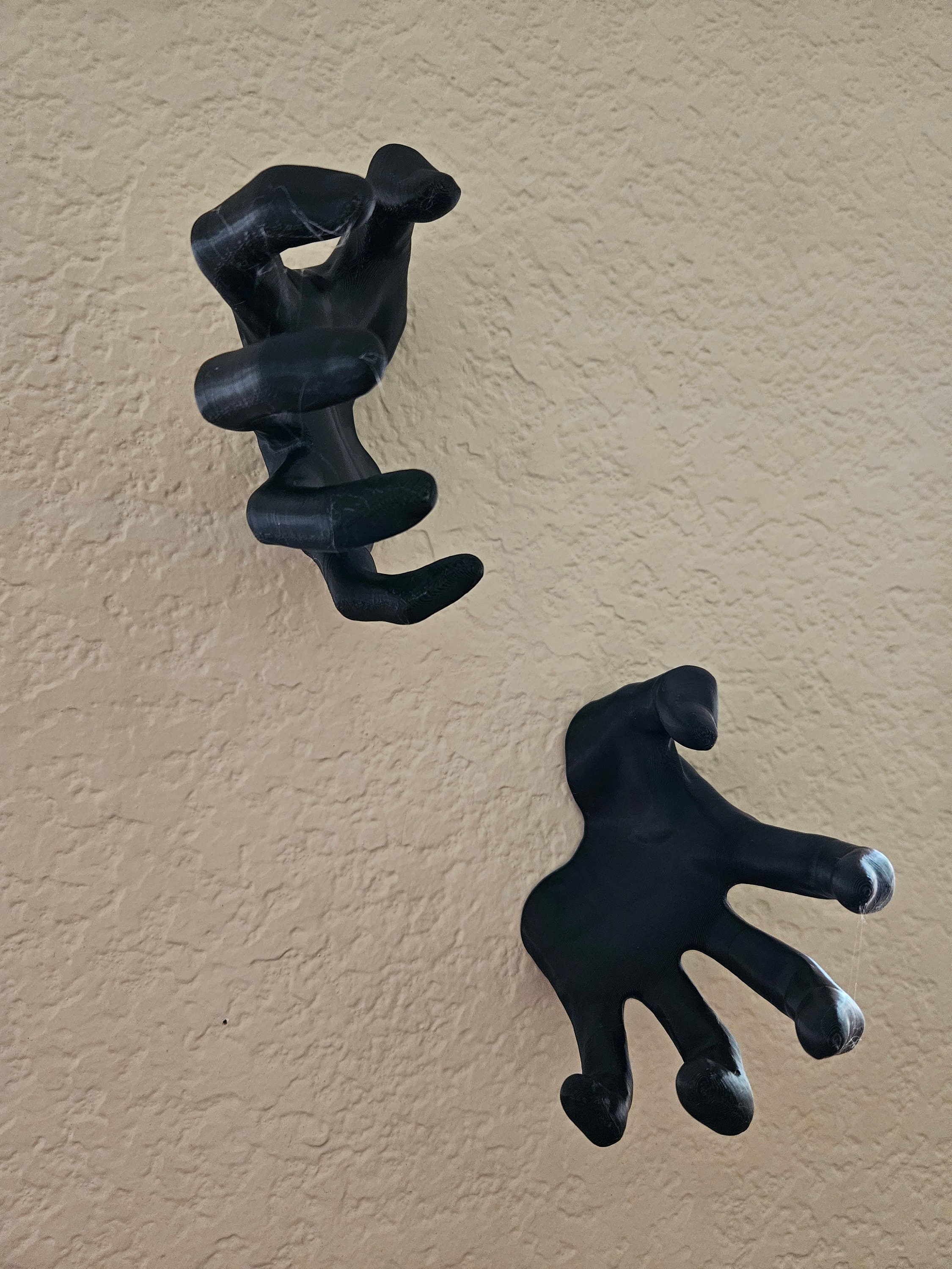 3D Scary Devil Hands, Creepy Reaching Hand Wall Decor, Party Piece ...