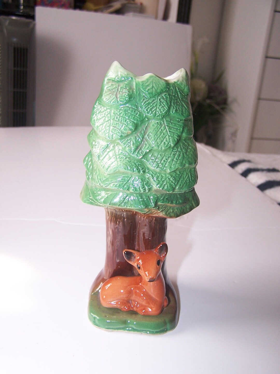 Eastgate Pottery, Woodland Tree and Fawn, Number 966, Ceramic, Hull ...