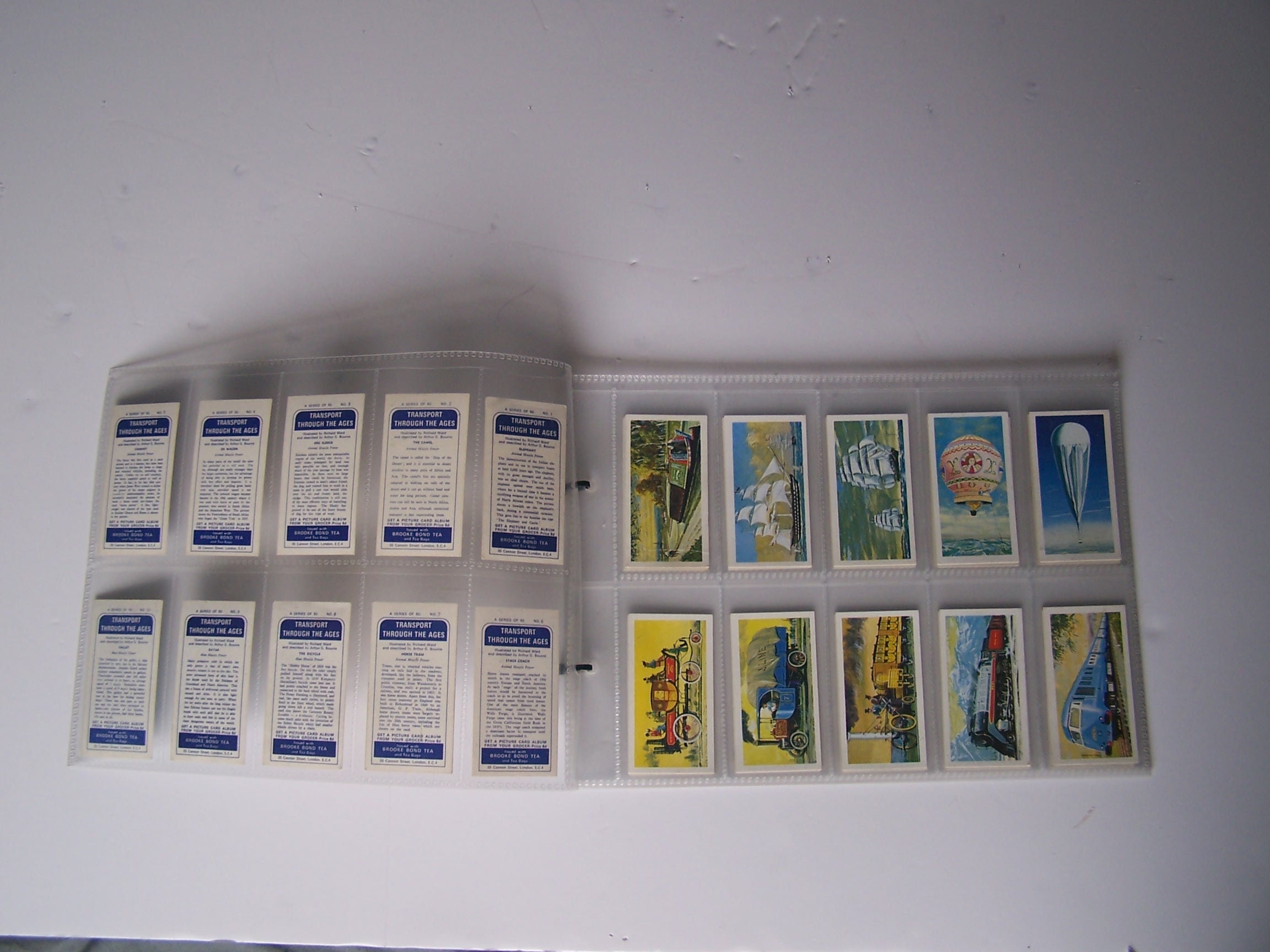 Tea Cards, Brooke Bond, Picture Cards, Transport Through the Ages ...