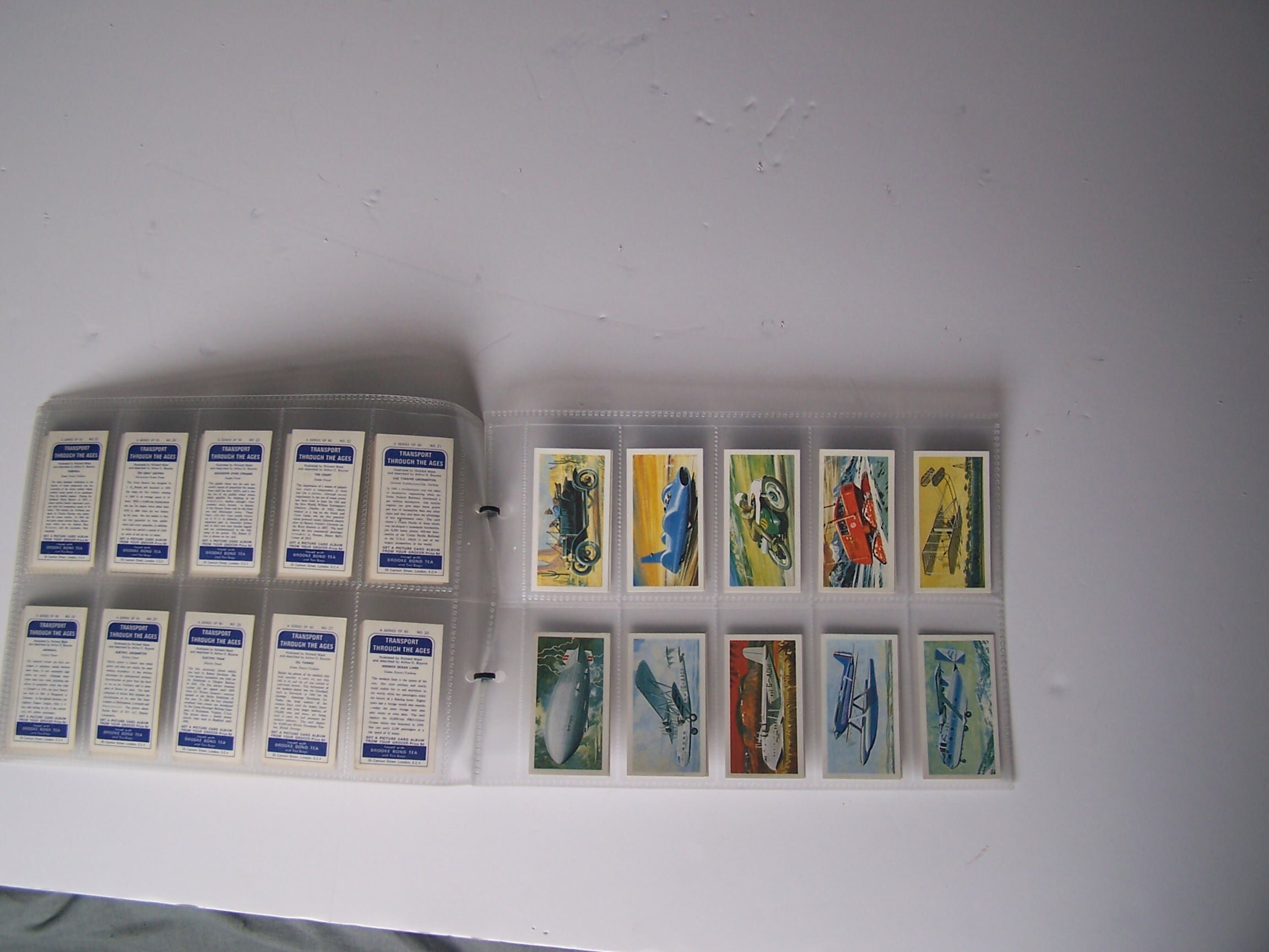 Tea Cards, Brooke Bond, Picture Cards, Transport Through the Ages ...