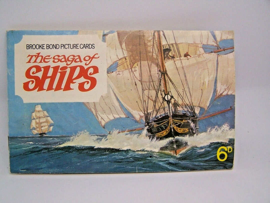 Tea Cards, Brooke Bond, Picture Cards, the Saga of Ships, History ...