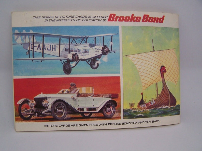Tea Cards Brooke Bond Picture Cards Transport Through the - Etsy