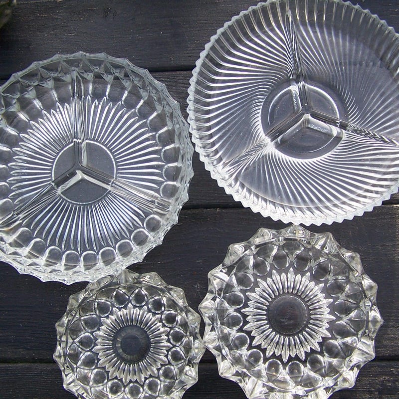 Cut Glass Dishes - Etsy