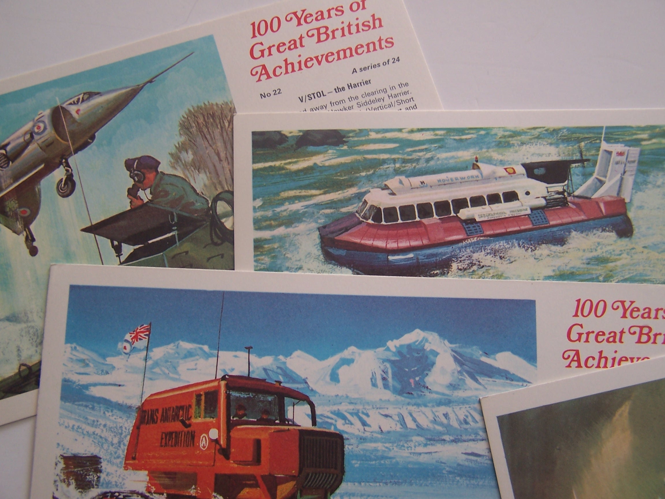 Tea Cards, Typhoo Tea, 100 Years of Great British Achievements ...